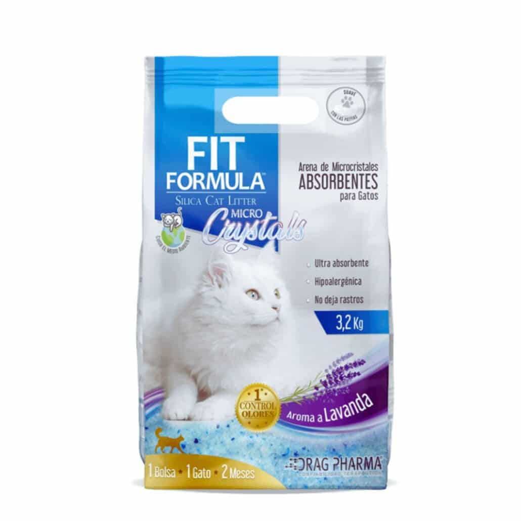 Arena Sanitaria Fit Formula (microcristales) 3.2kg - Chimuelo.cl