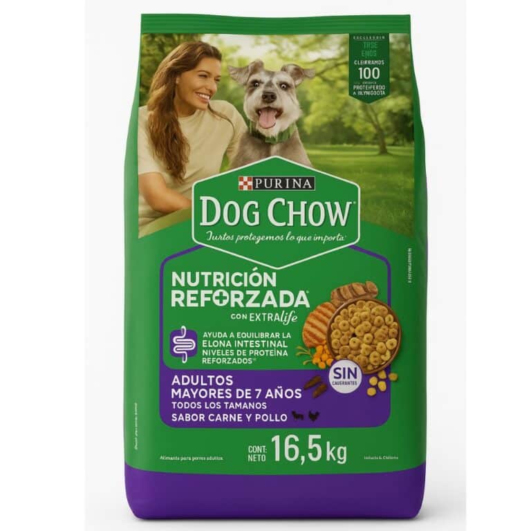 Dog Chow Senior, Longevidad +7 De 16,5kg - Chimuelo.cl